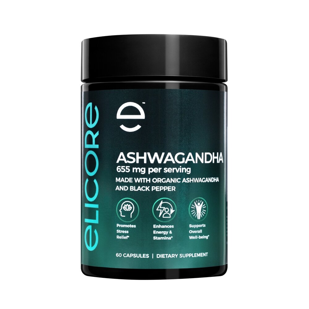 Натуральная добавка Elicore Labs Ashwagandha, 60 капсул ...